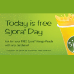 Sjora: Free Sjora Drink on SJORA® Day (8 May 2015) | MoneyDigest.sg