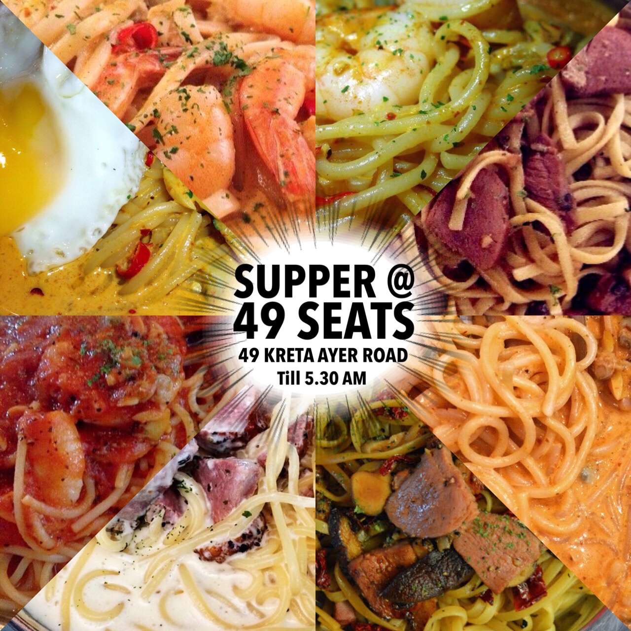 49 Seats: 50% Off All Pastas During Supper Hours (From 16 Jul 2015 ...