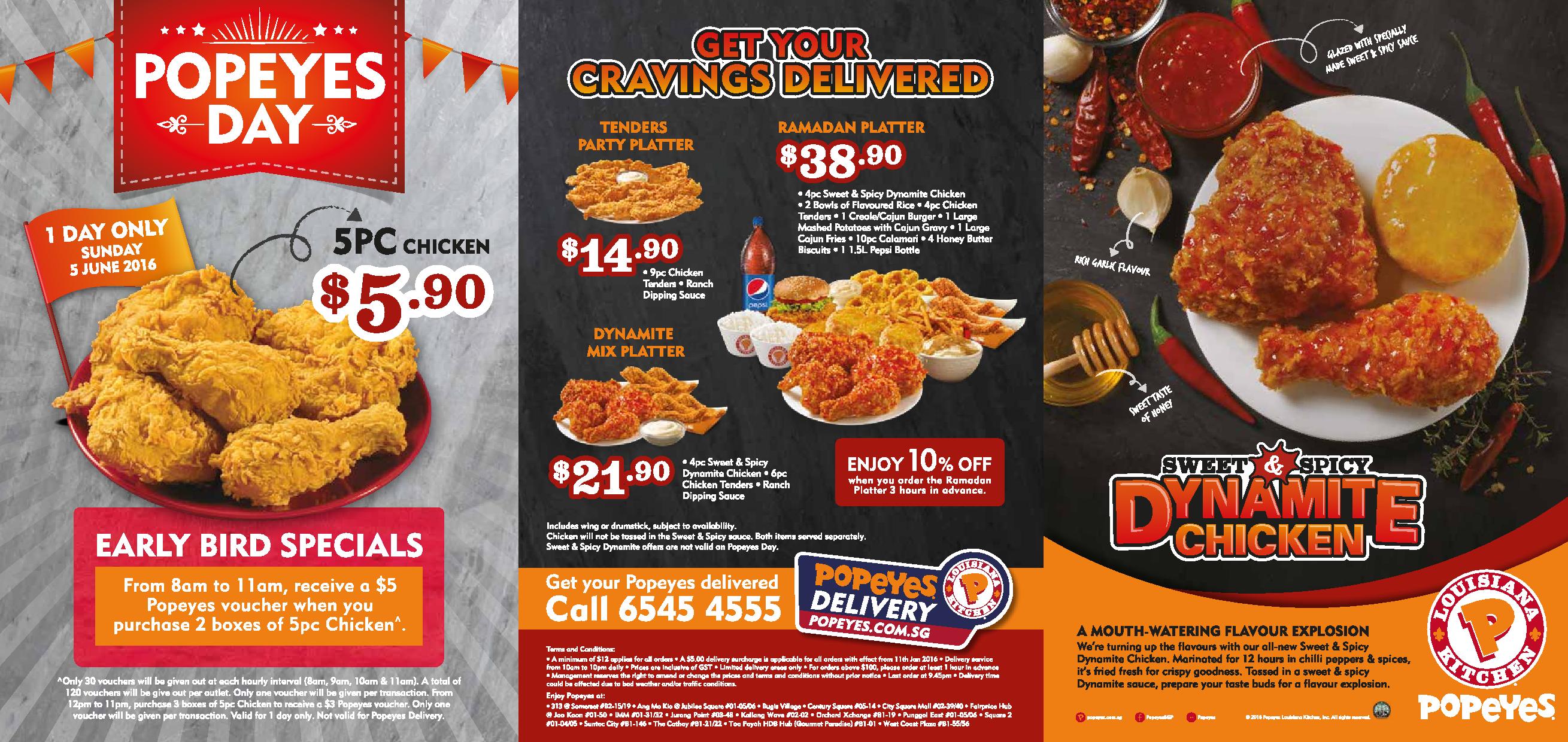 Popeyes Coupon Deals For Dine in Takeaway 23 May 10 Jul 16 Popeyes Coupon Deals For Dine in Takeaway 23 May 10 Jul 16