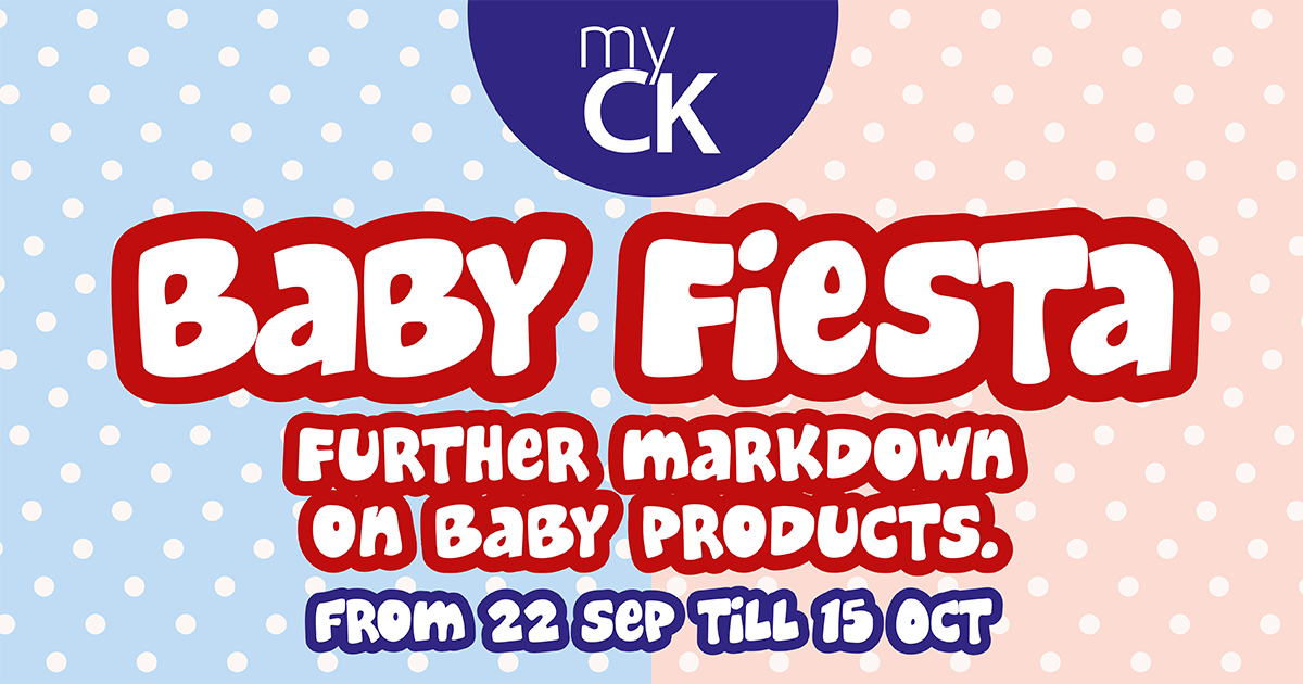 myCK Department Store will run a Baby Fiesta Sale from 22 Sep - 15 Oct ...