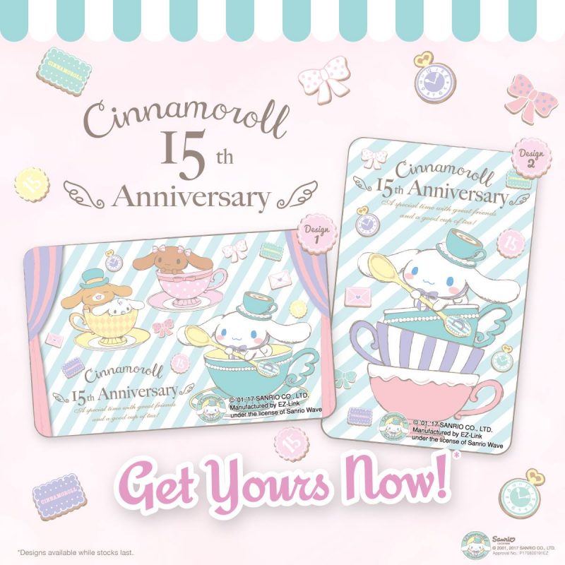 New Cinnamoroll ez-links cards now available for purchase from 5 Oct 17 ...