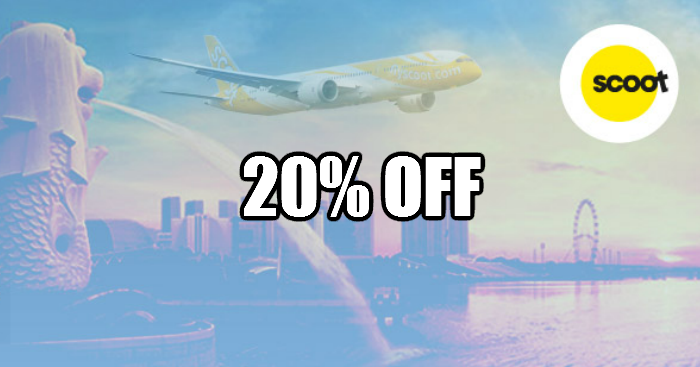 Scoot is offering 20% off fares to over 60 destinations for NTUC ... Scoot is offering 20% off fares to over 60 destinations for NTUC ...