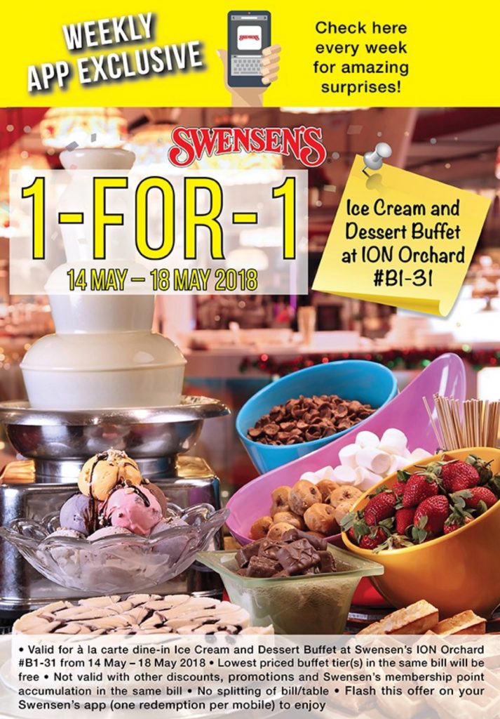 Swensen's is offering 1-for-1 ice cream buffet from 14 - 18 May 18 ...