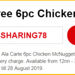 Here are the latest McDelivery promo codes for use from 22 - 28 Aug ...