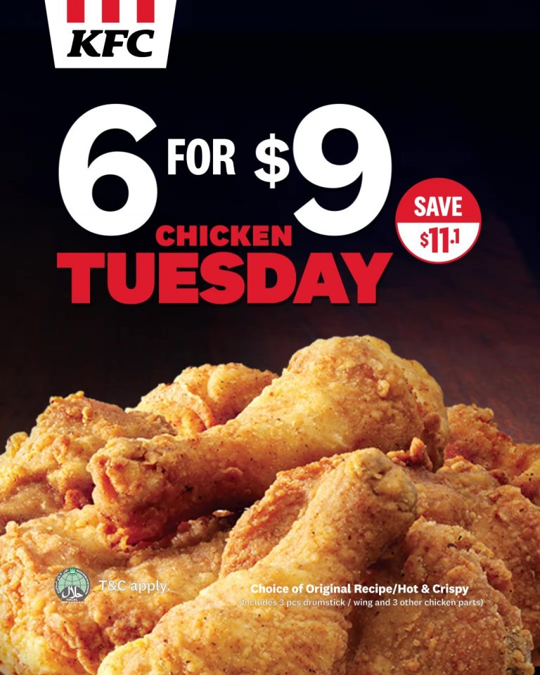 KFC offering 6 pcs chicken for $9 means you pay only $1.50/pc every ...
