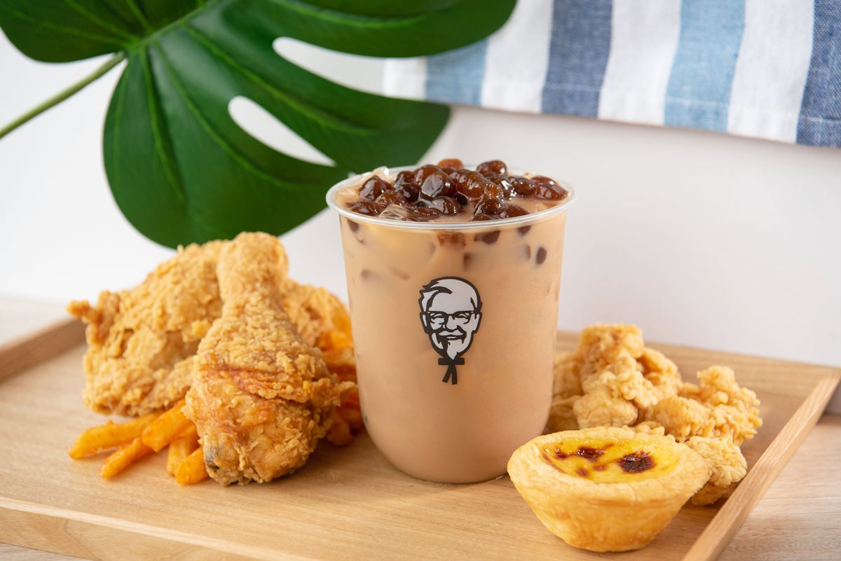 Bubble Milk Tea ㄎㄎ珍珠奶茶 available at KFC Taiwan from 9 Jun – 14 Sep 20 ...