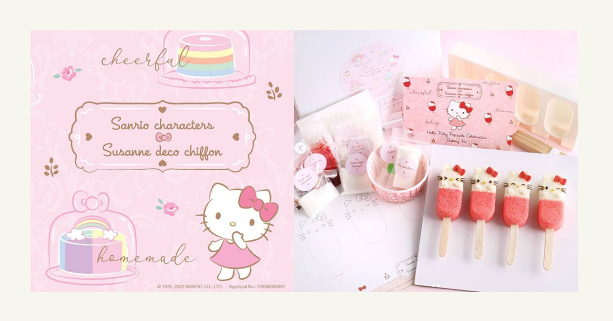 Celebrate National Day 2020 with DIY Hello Kitty chiffon cake popsicles ...