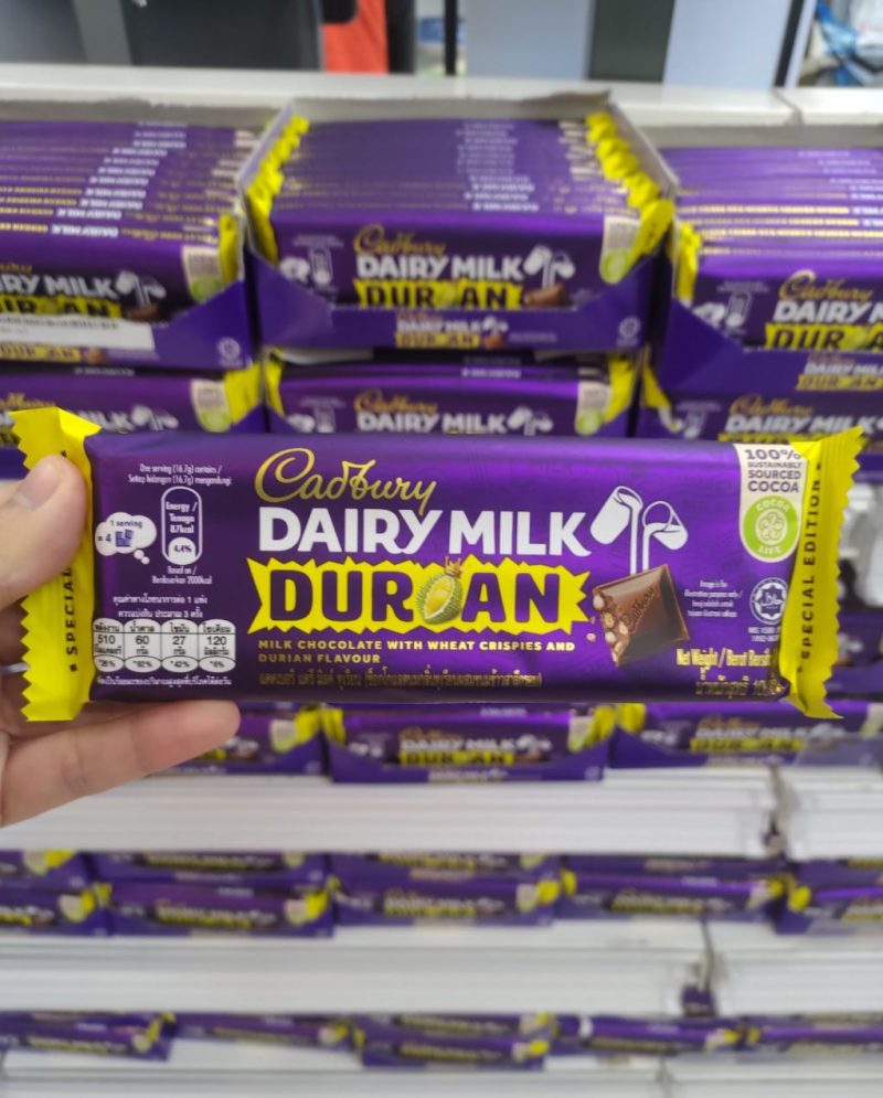 Cadbury Durian Chocolate Bar Now Available At FairPrice For $2.50 ...