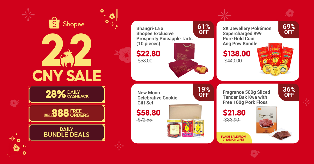 Win Gold Bars & A Mercedes-Benz Hatchback When You Shop On Shopee’s 2.2 ...