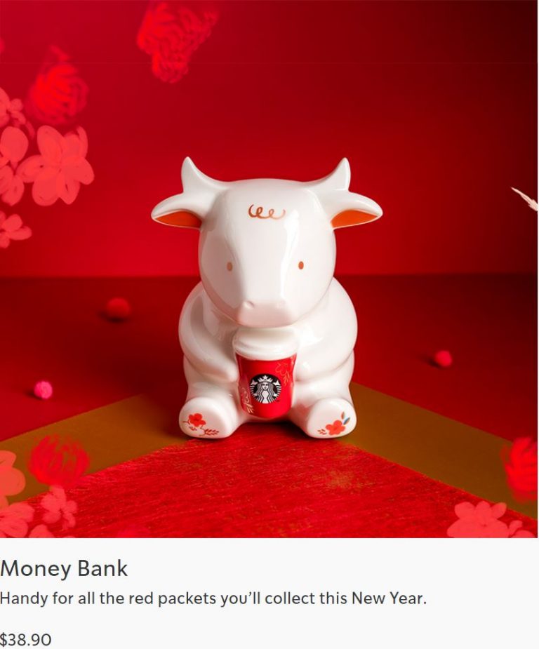 Starbucks Lunar New Year Collection will be available from 4 Jan 20 ...