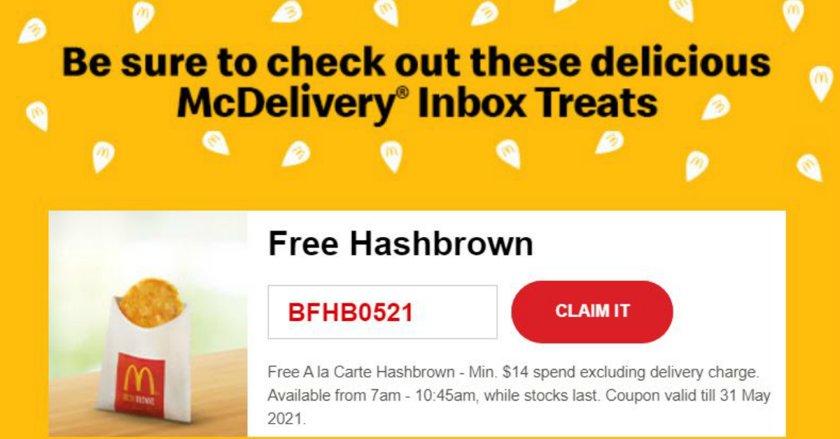 Can't dine in? McDonald's released 5 promo codes when you order ... Can't dine in? McDonald's released 5 promo codes when you order ...