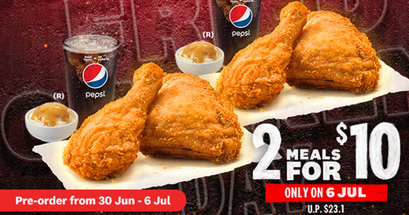 KFC S'pore celebrates International Fried Chicken Day with 2-Meals-For ...