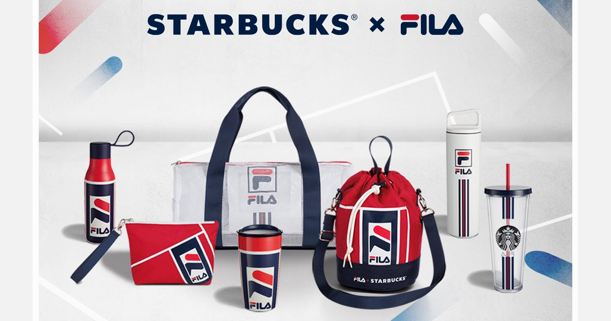 Starbucks x FILA Bags, Drinkwares and Wearable Items To Be Available ...