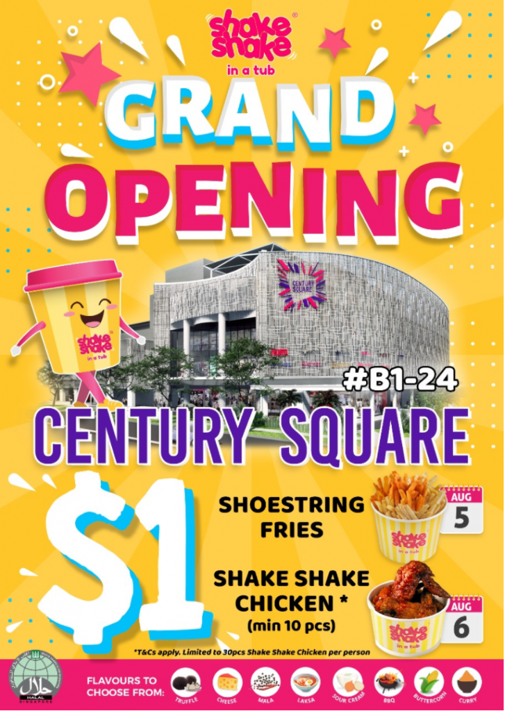 Shake Shake In A Tub celebrates grand opening with $1 Shoestring Fries ...