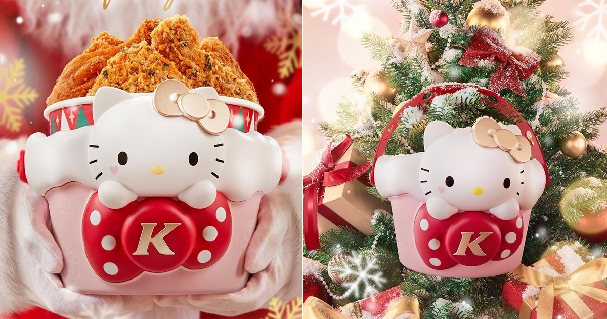 KFC China launches Hello Kitty Fried Chicken Bucket, Get Them Now On ...
