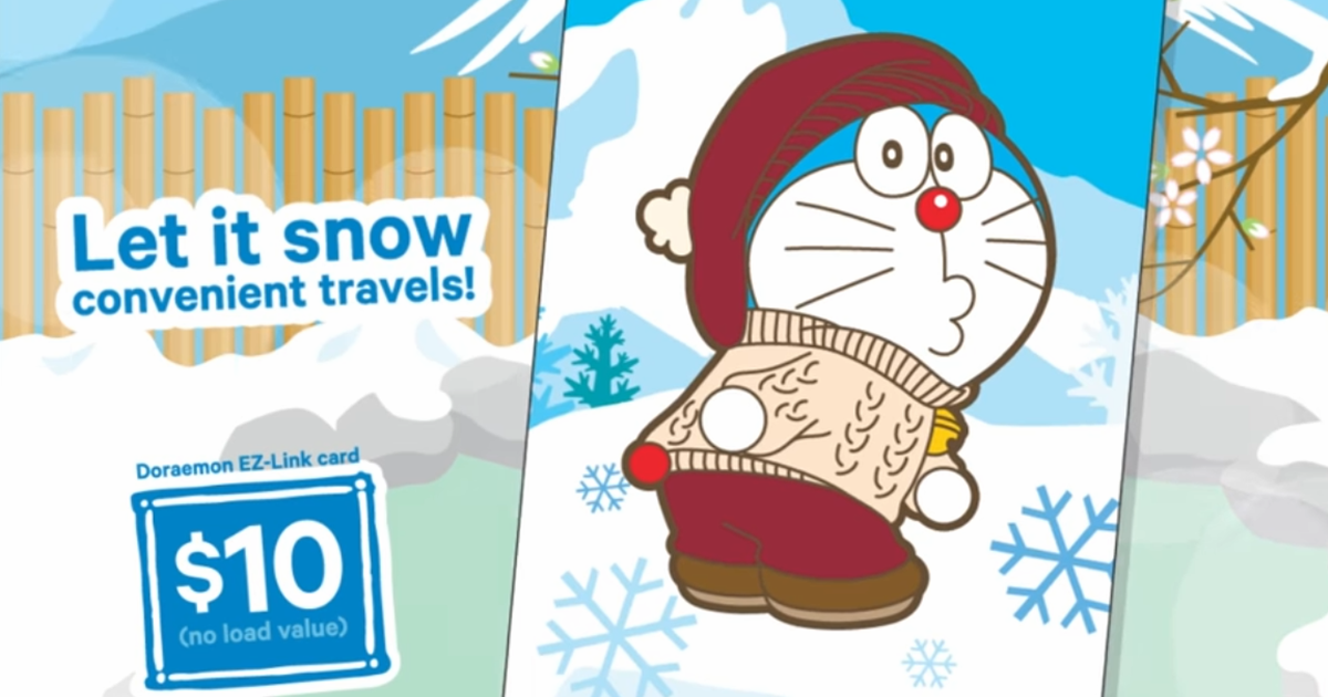 Doraemon EZ-Link Card now available at EZ-Link vending machines at $10 ...
