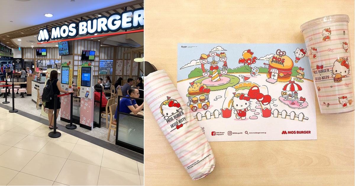 MOS Burger Has Exclusive Hello Kitty Premiums At Special Price When You ...