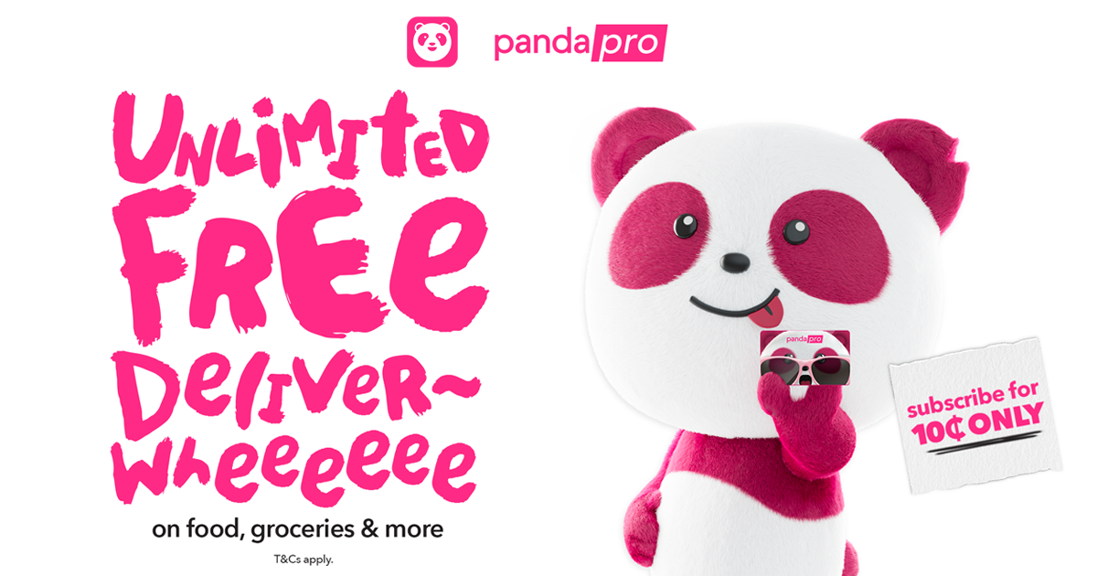 Pay only 10¢ to enjoy unlimited free delivery on foodpanda | MoneyDigest.sg