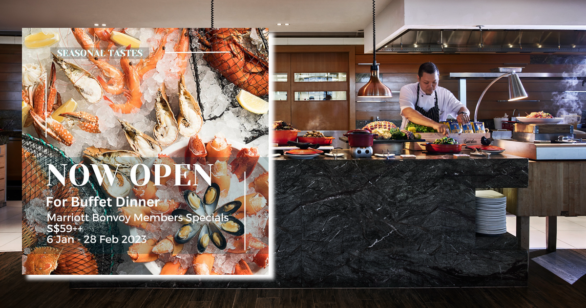 $59++ Buffet Dinner (U.P. $88++) at Seasonal Tastes, The Westin ...