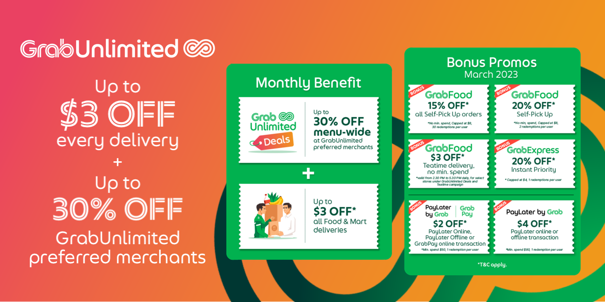 Stack savings upon savings with GrabUnlimited – Try it now for free ...