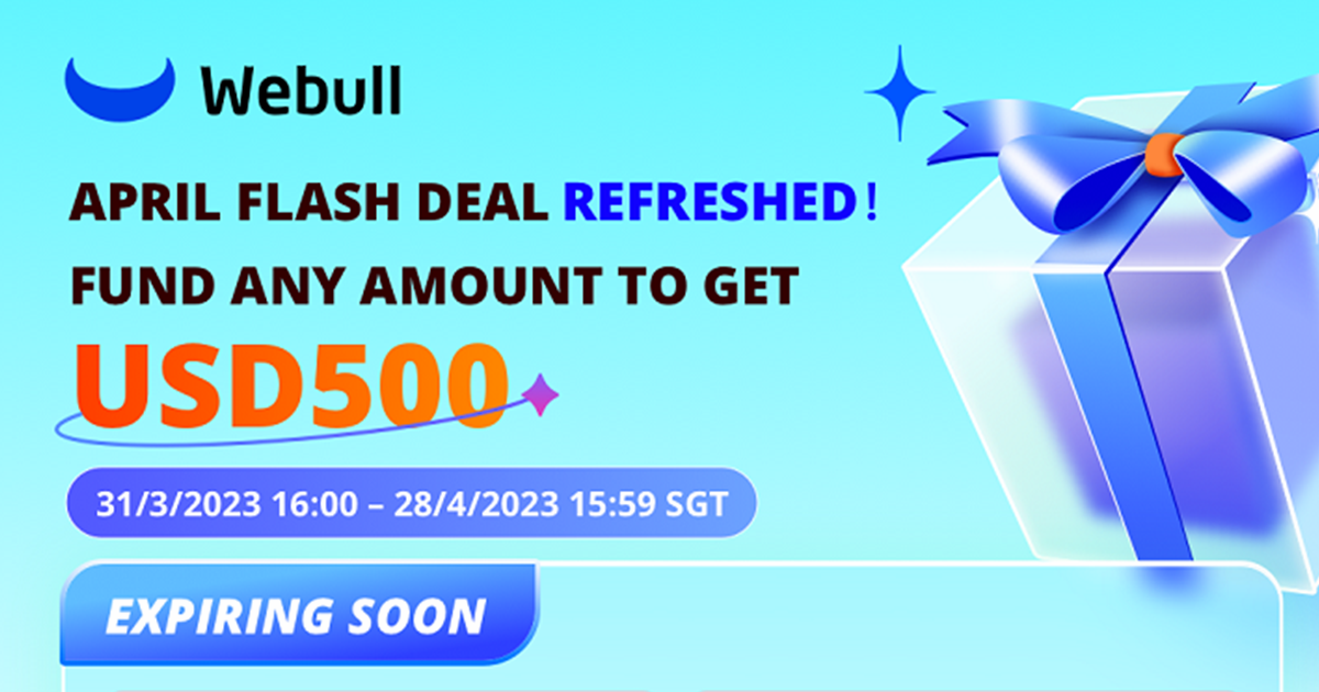 Webull Super Amazing Promotion- Deposit just $0.01 (1 cent) and receive US$500 | MoneyDigest.sg