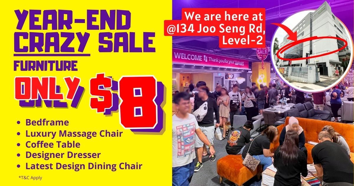 Year-End Crazy Sale with Unbelievable Prices at this Largest Furniture ...