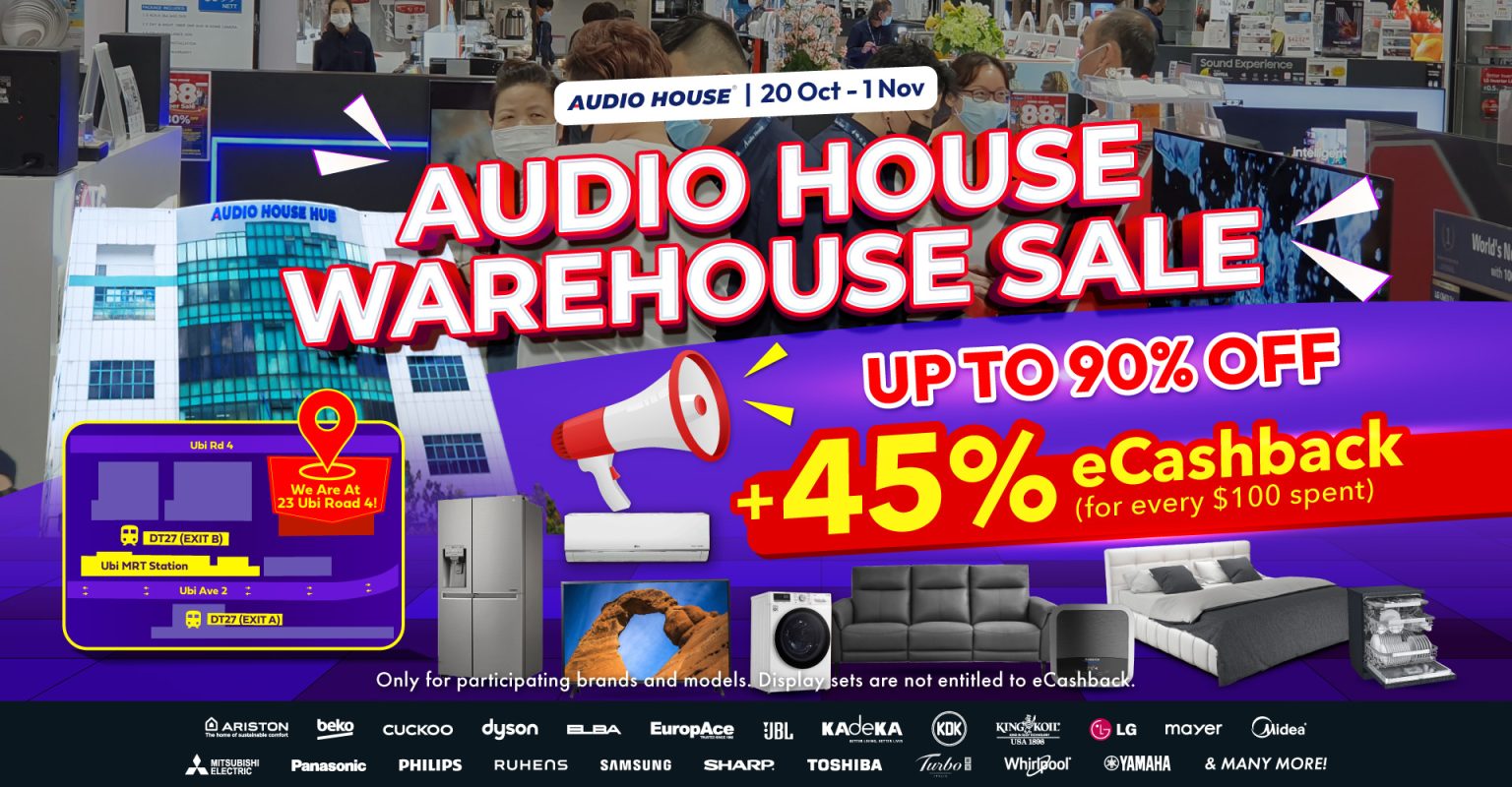 Audio House Annual Warehouse Sale is back! Save Up to 90% on new and ...