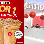 LiHO Tea is offering 1-FOR-1 Earl Grey Milk Tea from 1 - 5 Dec 23 ...
