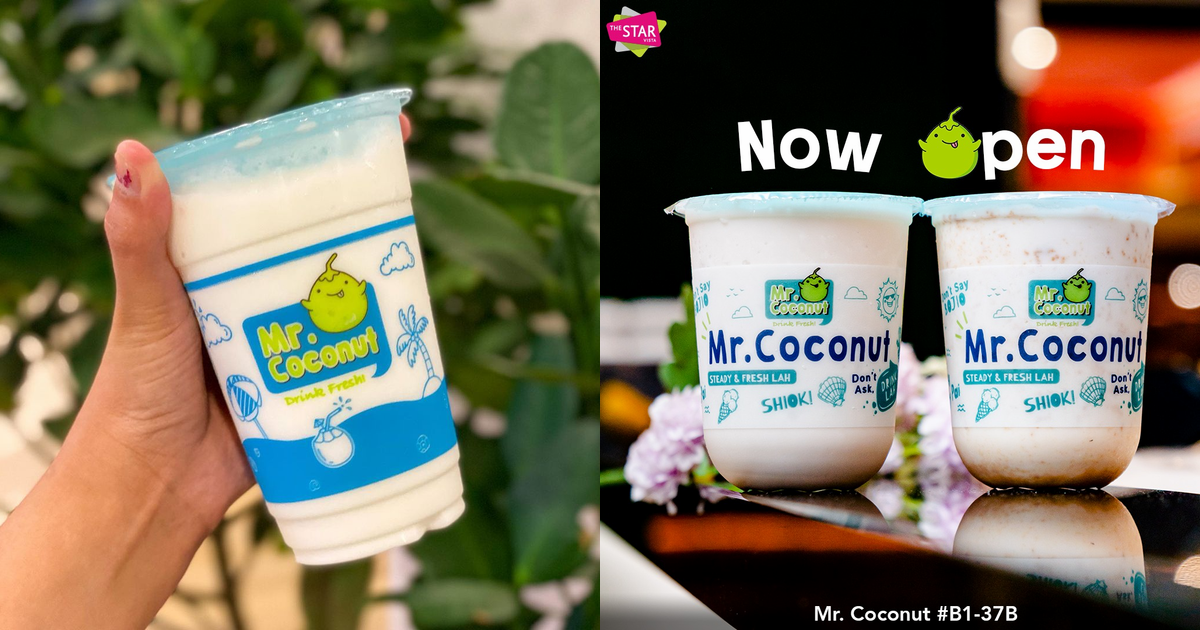 Mr Coconut giving free Signature Coconut Shakes at their outlet in The ...