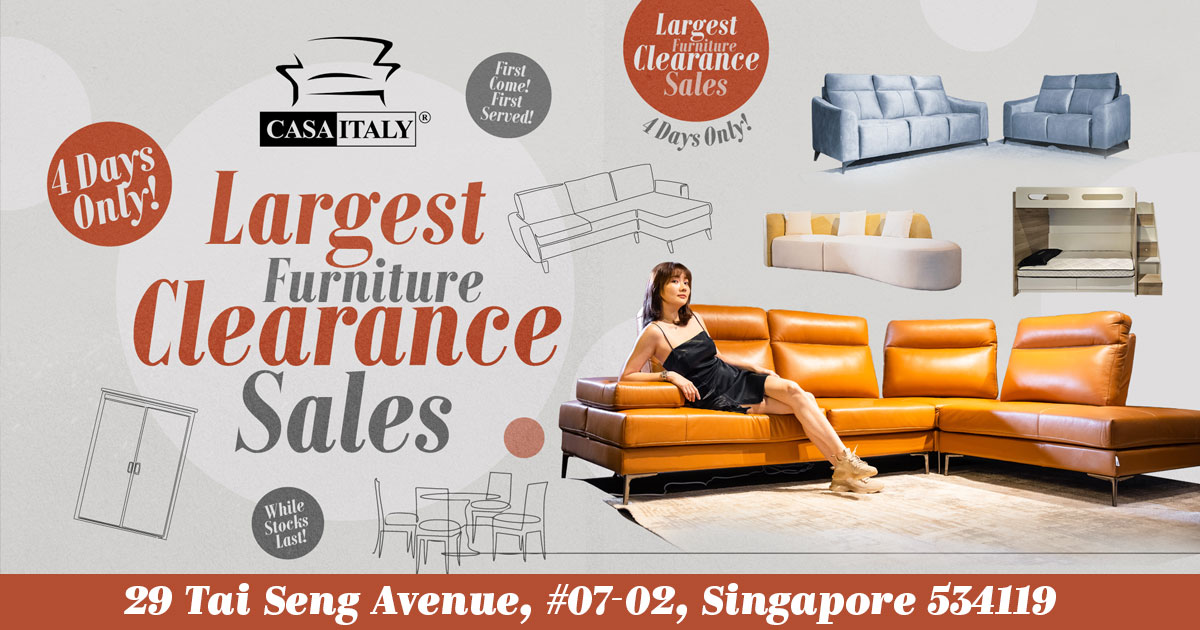Unveiling Casa Italy Furniture's Largest Clearance Sale: 4 Days Only! Hurry! First Come First ...