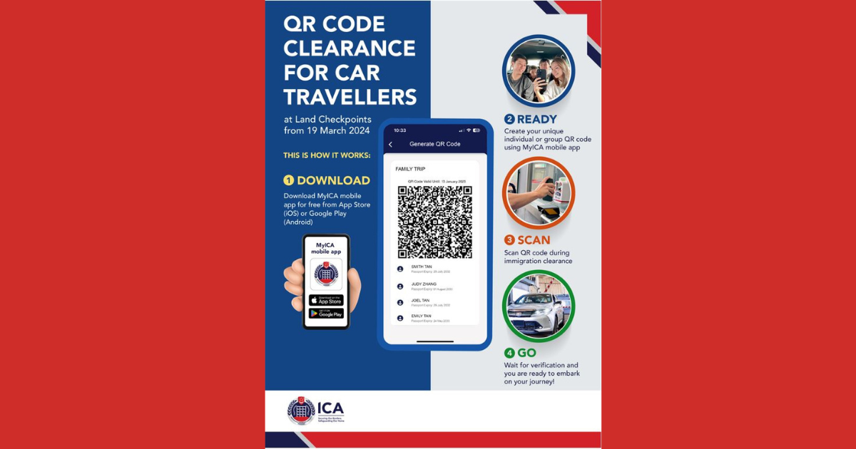 Singapore has a new QR code initiative for immigration clearance at ...