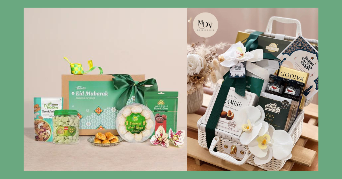 4 food gift hampers/boxes under $100 for loved ones celebrating Hari ...