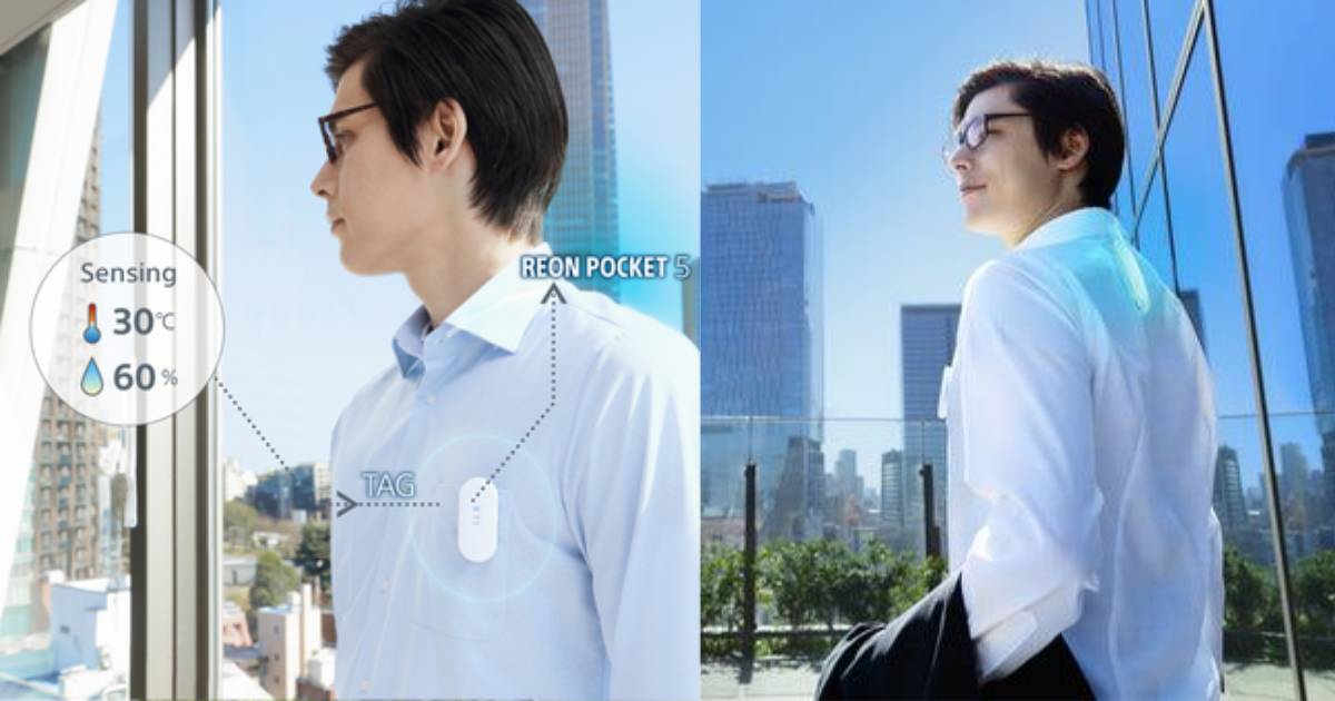 Sony's wearable air conditioner device, the REON Pocket 5, is set to ...