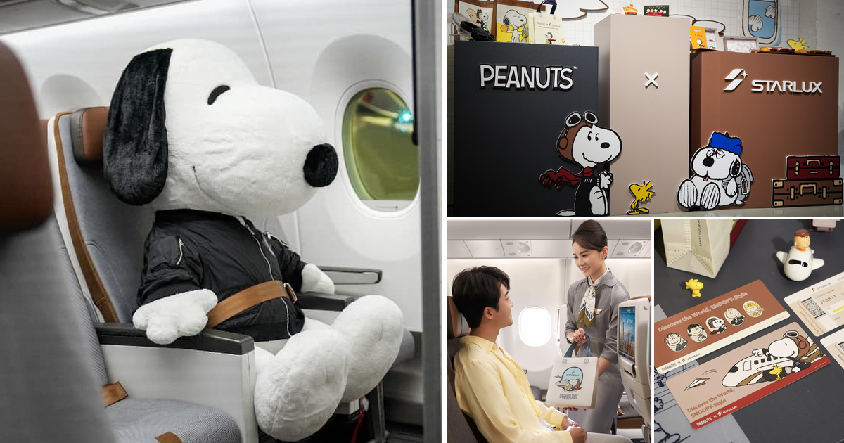 STARLUX Airlines launches Snoopy-themed flights from Jun, 15, 2024 ...
