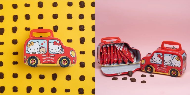 Red Sakura x Hello Kitty Cookies are now available at Sheng Siong ...