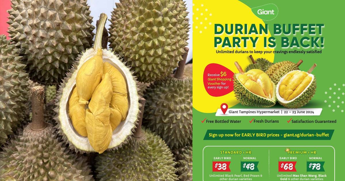Durian Buffet From $38: Unlimited MSW, Black Gold, Black Pearl & More ...