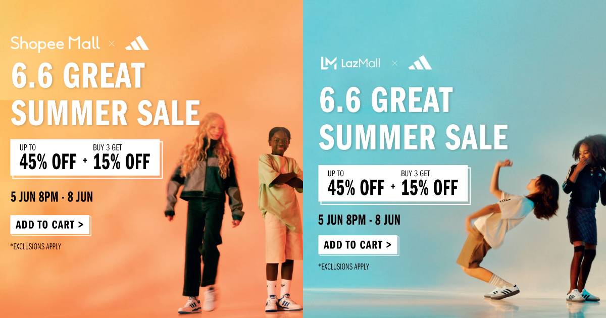 adidas 6.6 Sale has up to 45% off + 15% off from 5 - 8 Jun 24 ...