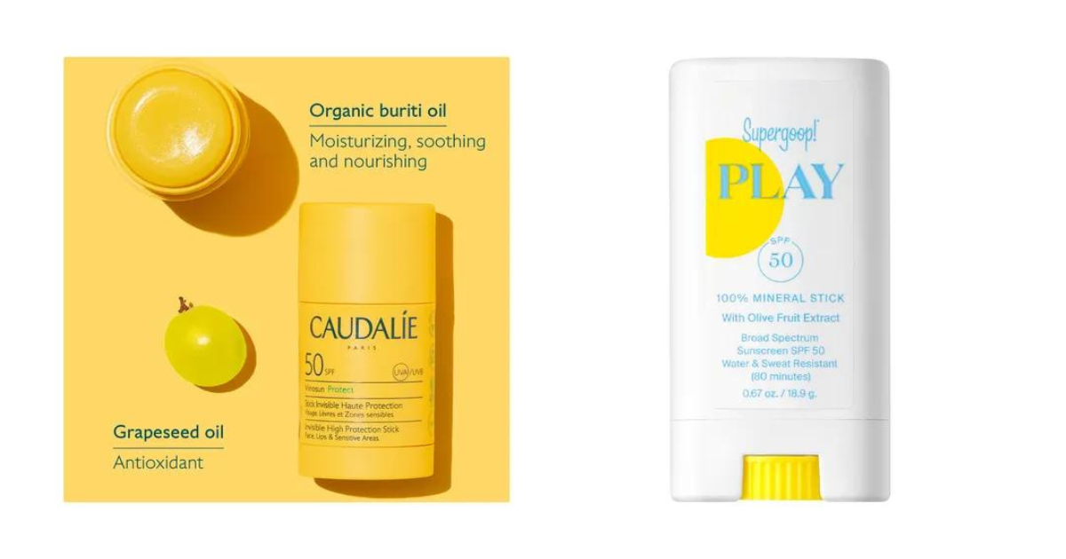 4 sunscreen sticks $45 & under to swipe & go when you need quick ...