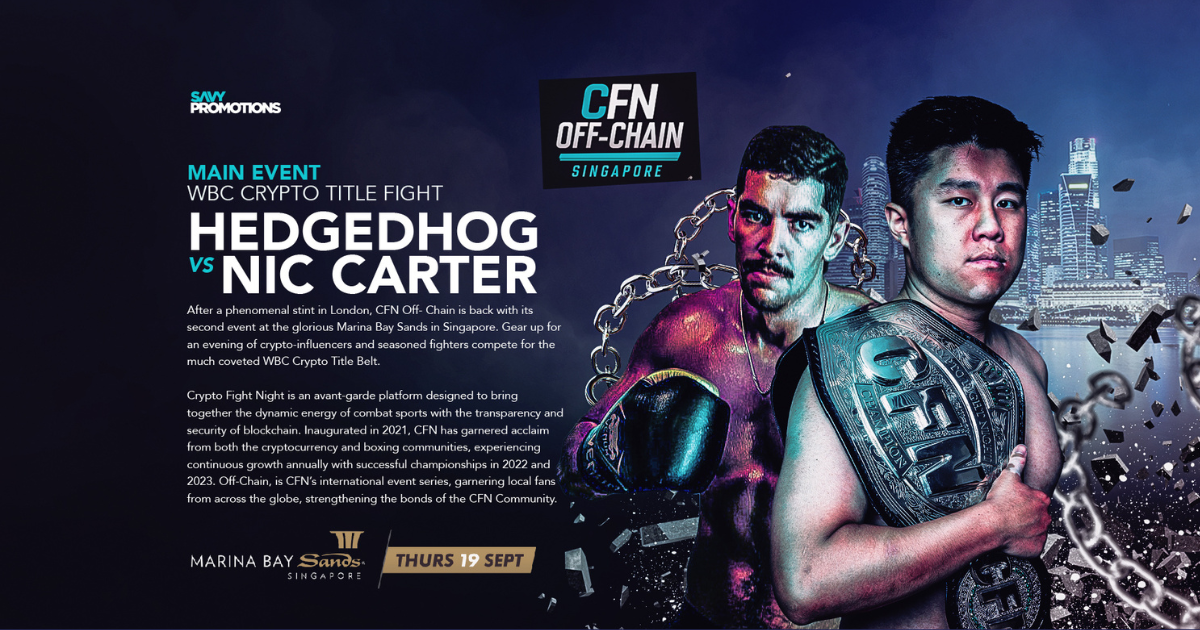 Crypto Fight Night debuts in Singapore with an amazing lineup and ...