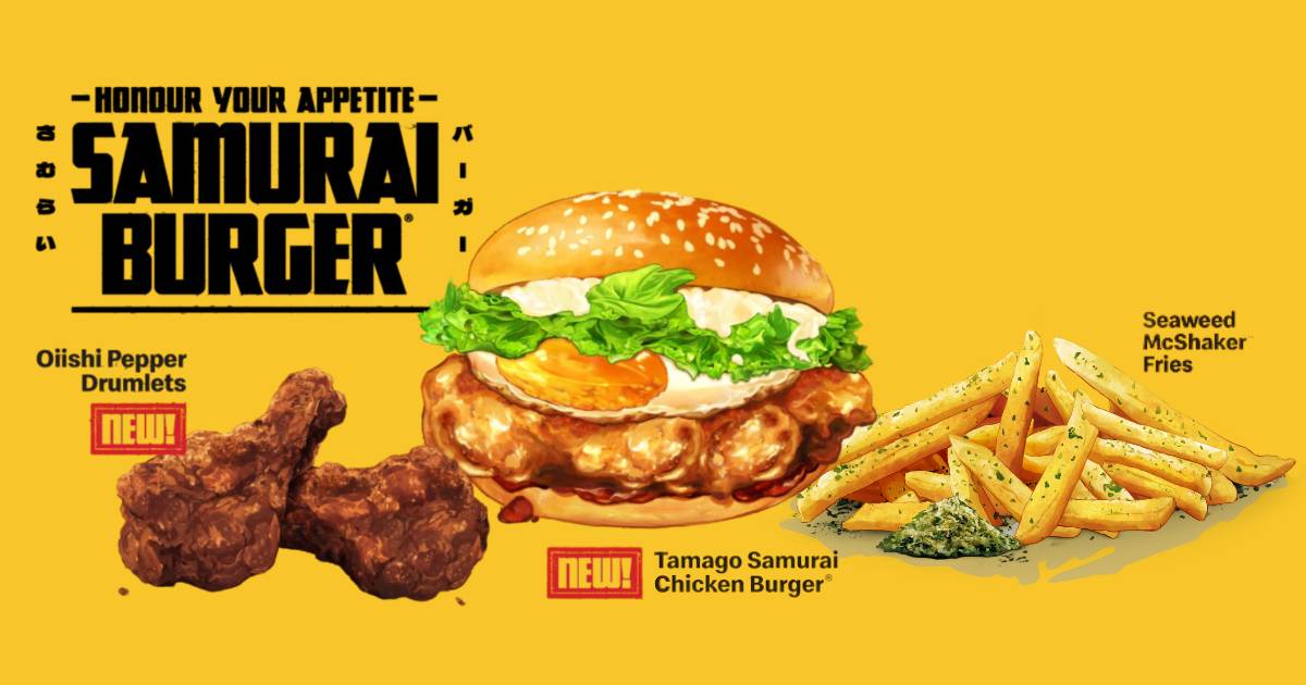 McDonald's bringing back Samurai Burger®, Seaweed McShacker Fries™ from ...