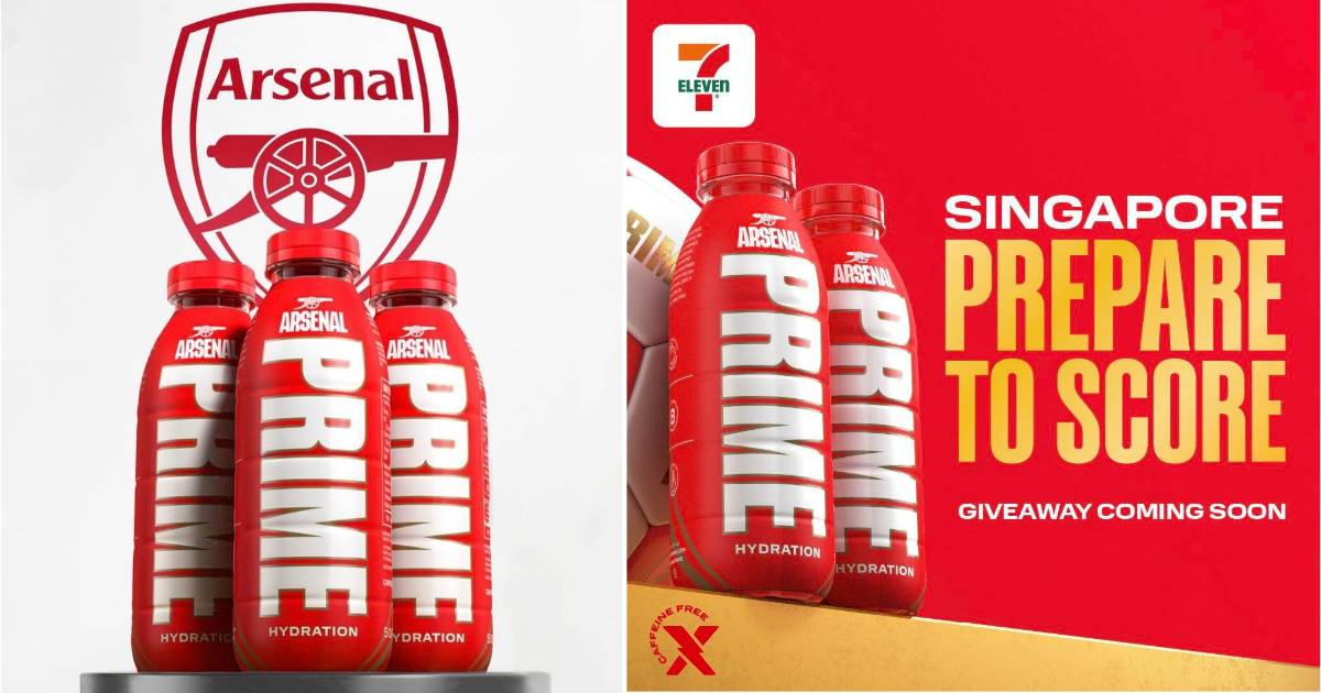 Exclusive PRIME x ARSENAL edition drops at all 7-Eleven stores from 23 ...