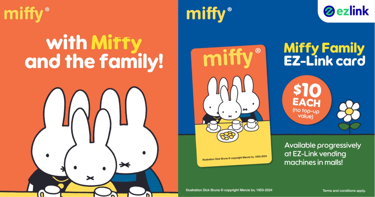 Calling All Miffy Collectors! The Adorable Miffy Family EZ-Link Card is ...
