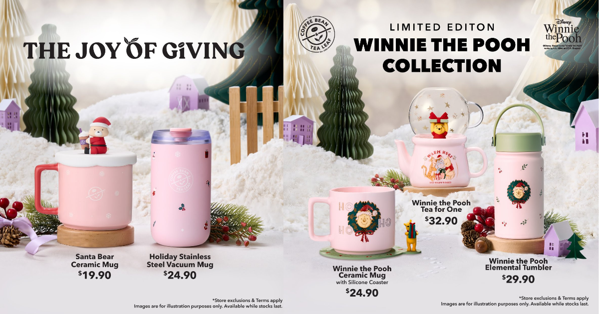 The Coffee Bean & Tea Leaf launches limited edition Winnie the Pooh ...