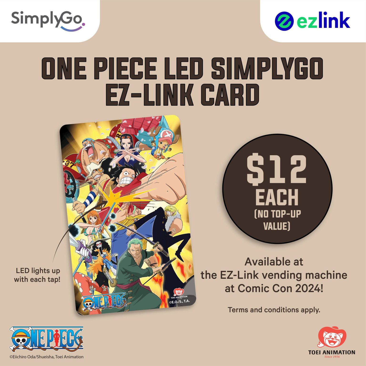 Lobang: EZ-Link Unveils The Exclusive One Piece LED SimplyGo And ...