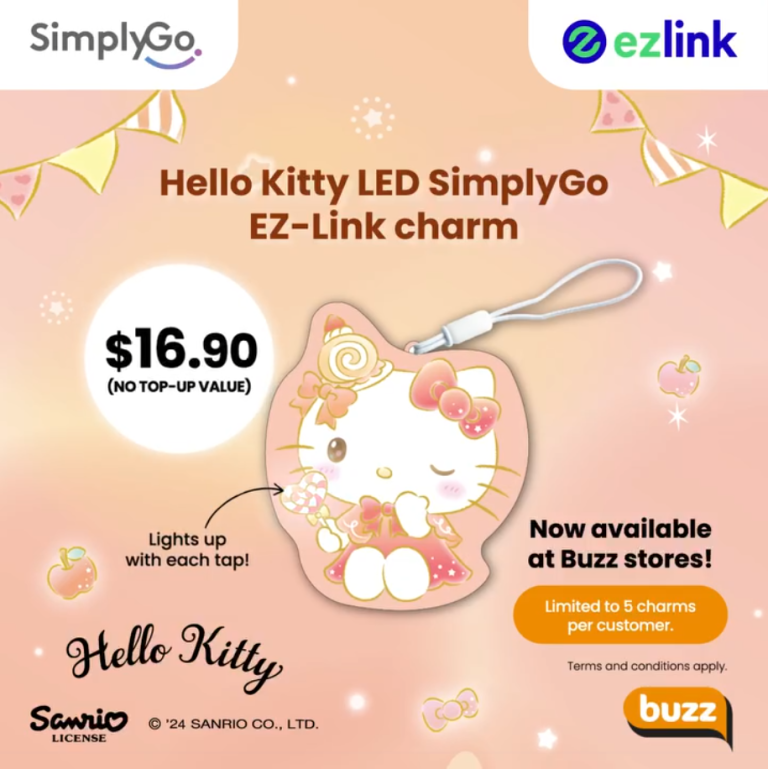 SimplyGo unveils the new Hello Kitty LED SimplyGo EZ-Link charm ...