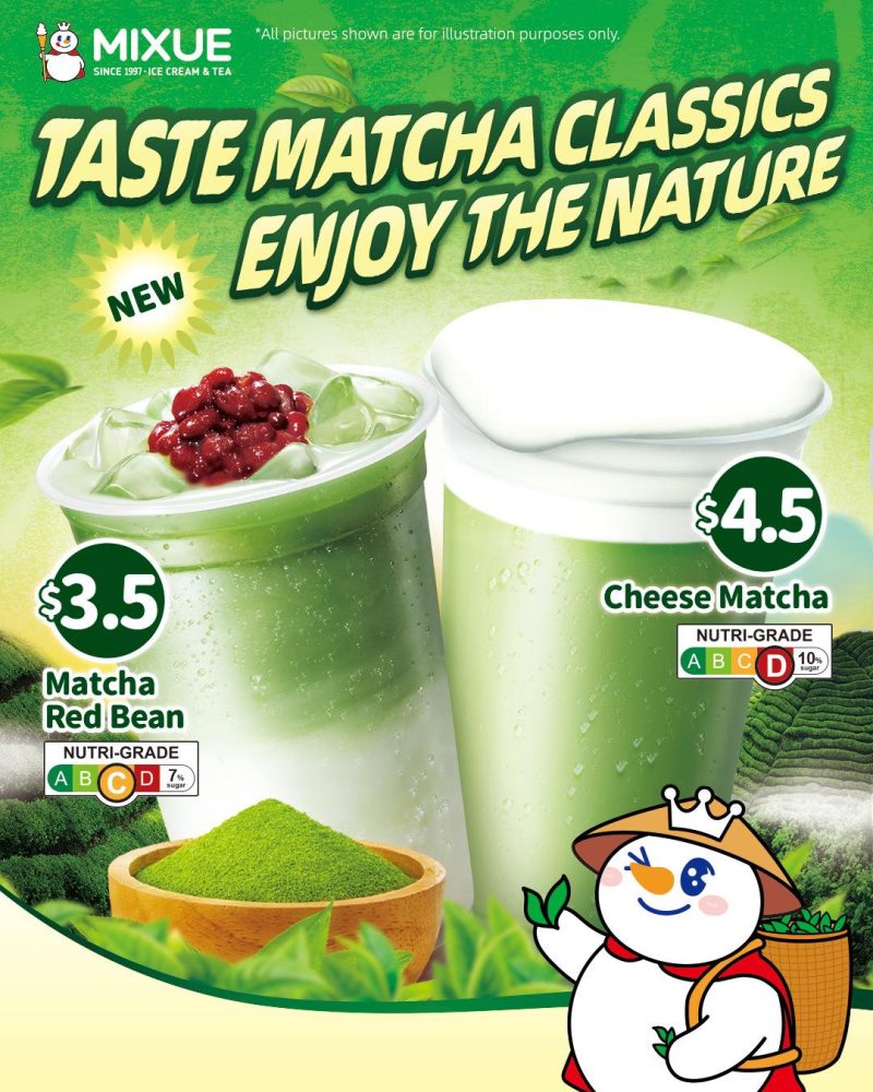 Matcha Ice Cream now available at MIXUE stores in Singapore ...