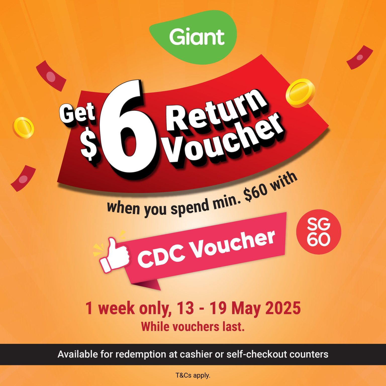 CDC Supermarket Vouchers (May 2025) Promotion For FairPrice, Giant ...