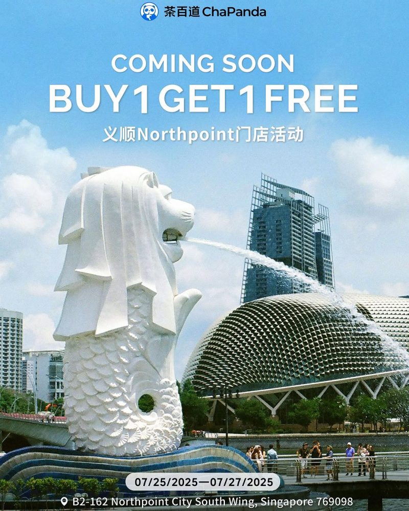 ChaPanda celebrates opening at Northpoint City with 1-for-1 signature ...