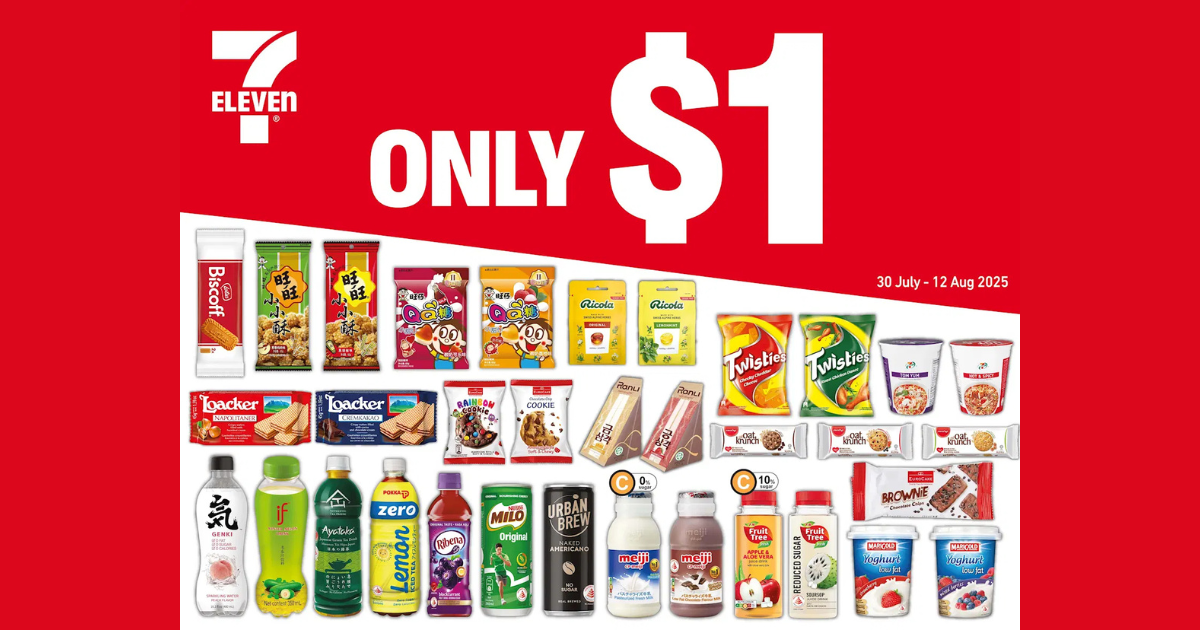 7-Eleven Singapore has launched $1 & more deals you can enjoy till 12 ...