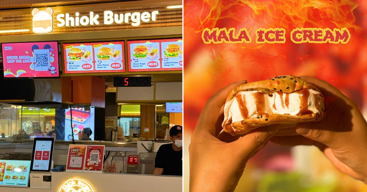 Shiok Burger Selling Mala Ice Cream For $2.99 | MoneyDigest.sg